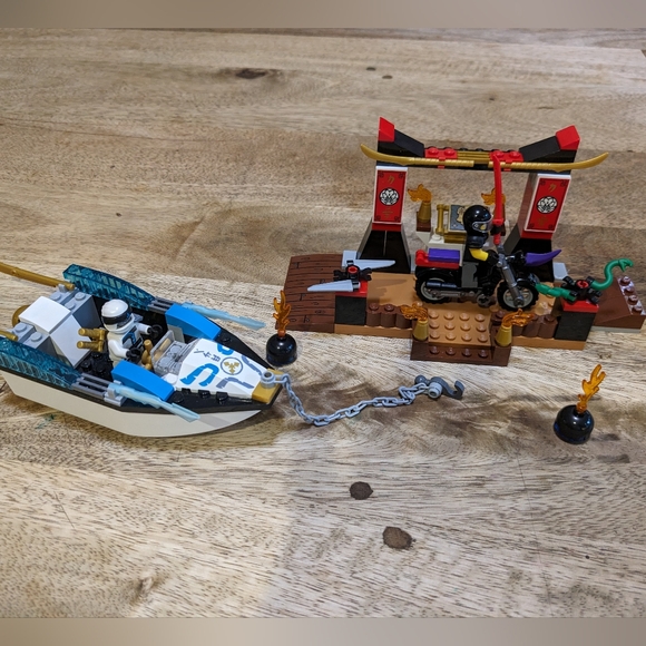 Lego | Toys | Lego 755 Ninjago Juniors Zanes Ninja Boat Pursuit | Poshmark